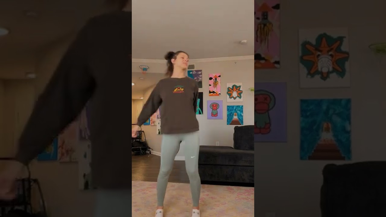 Leah Gotti Flexibility Level 😍😍 #shorts