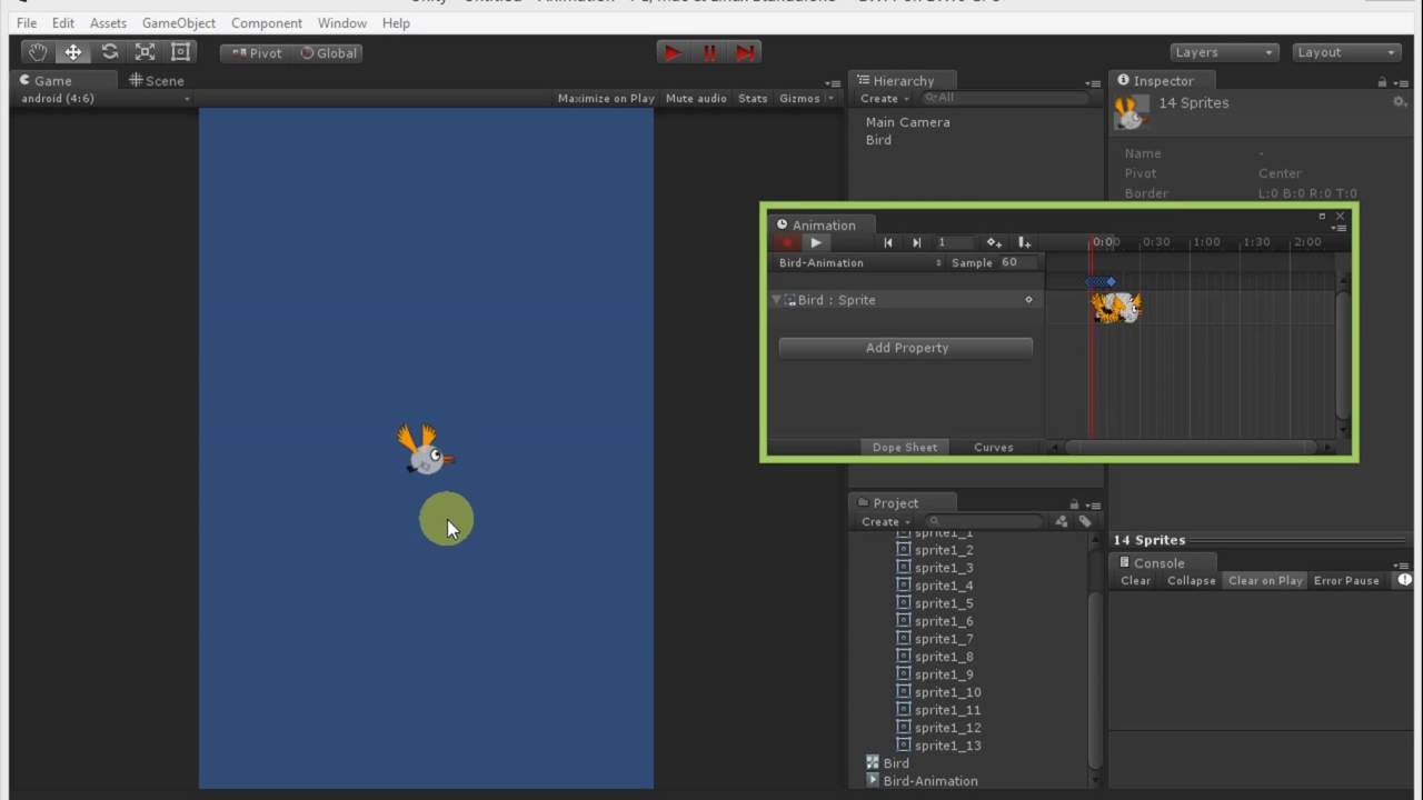 Making SpriteSheet Animation - Unity 2D Simply