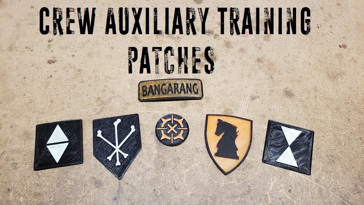 Crew Auxiliary Training - Patches