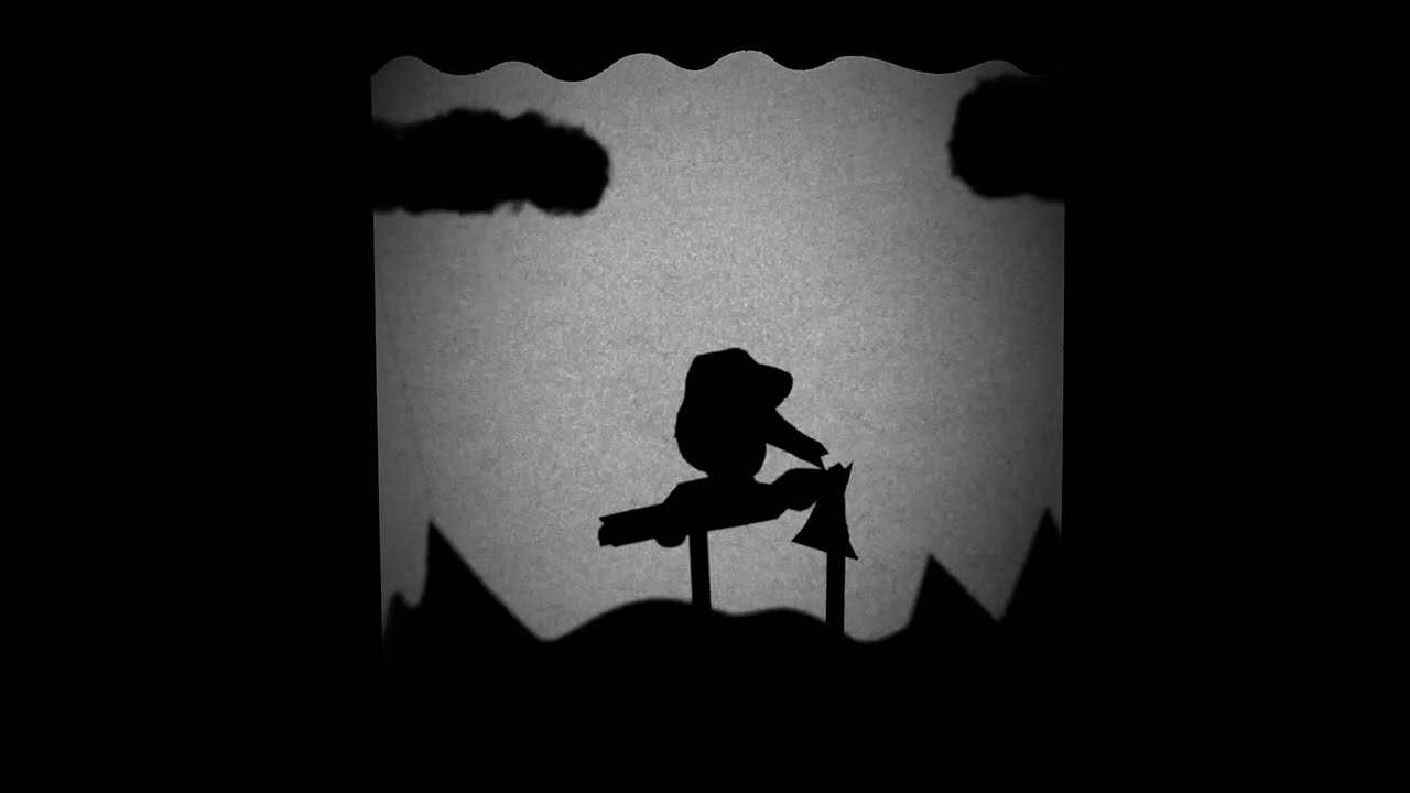 Dragon Shadow Puppet Prof of Concept   24 frames Black and White