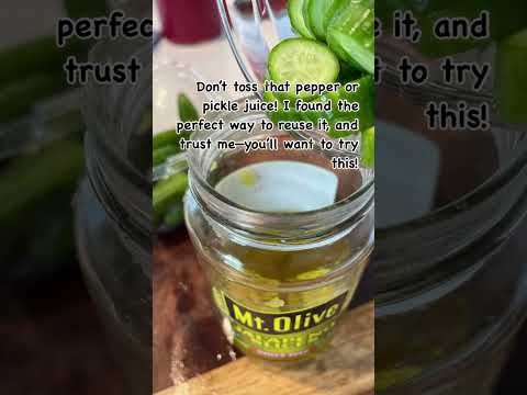Don’t toss that pickle juice! Try this easy hack for crunchy, spicy pickles—perfect for salads!
