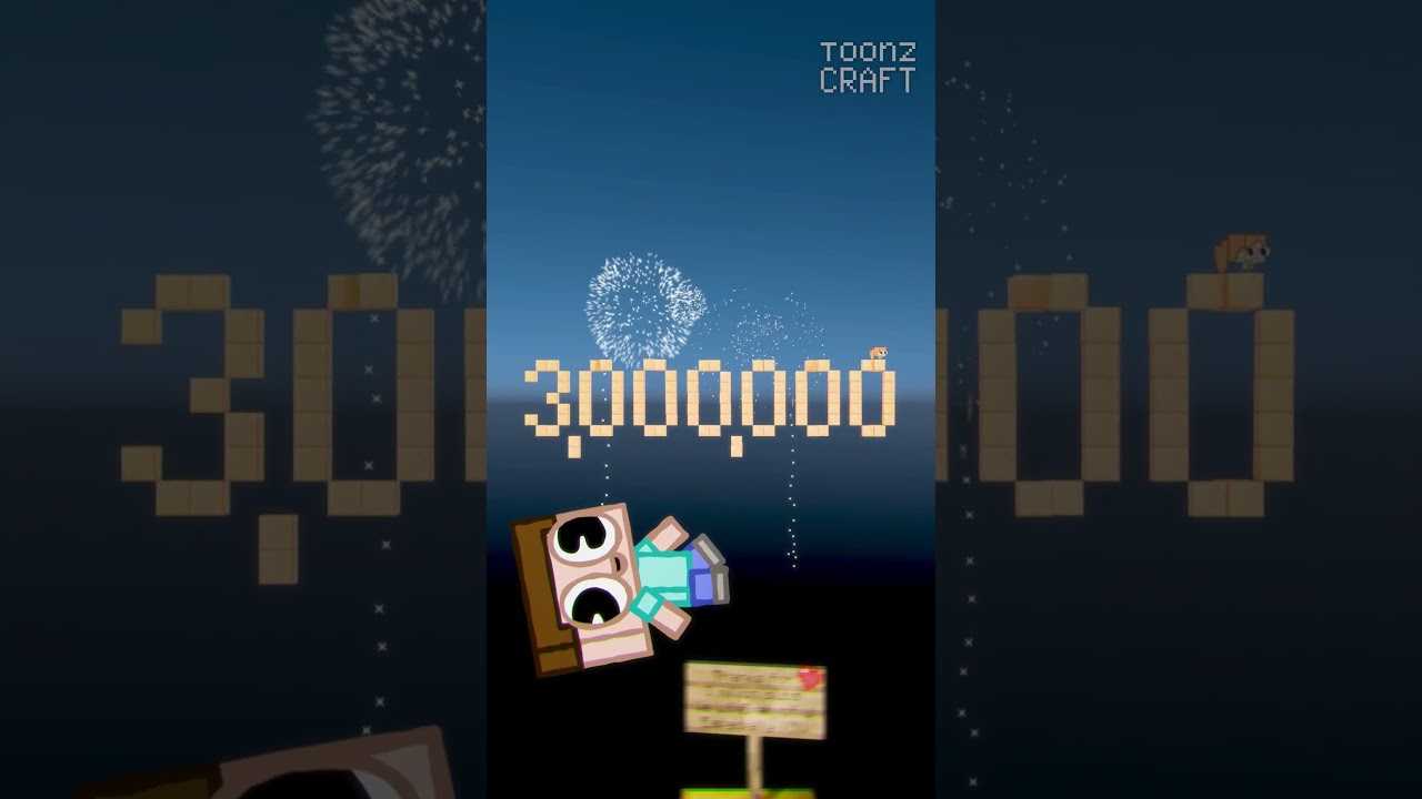 This Impossible 3,000,000 Subscribers Break My Brain! THANK YOU! #shorts
