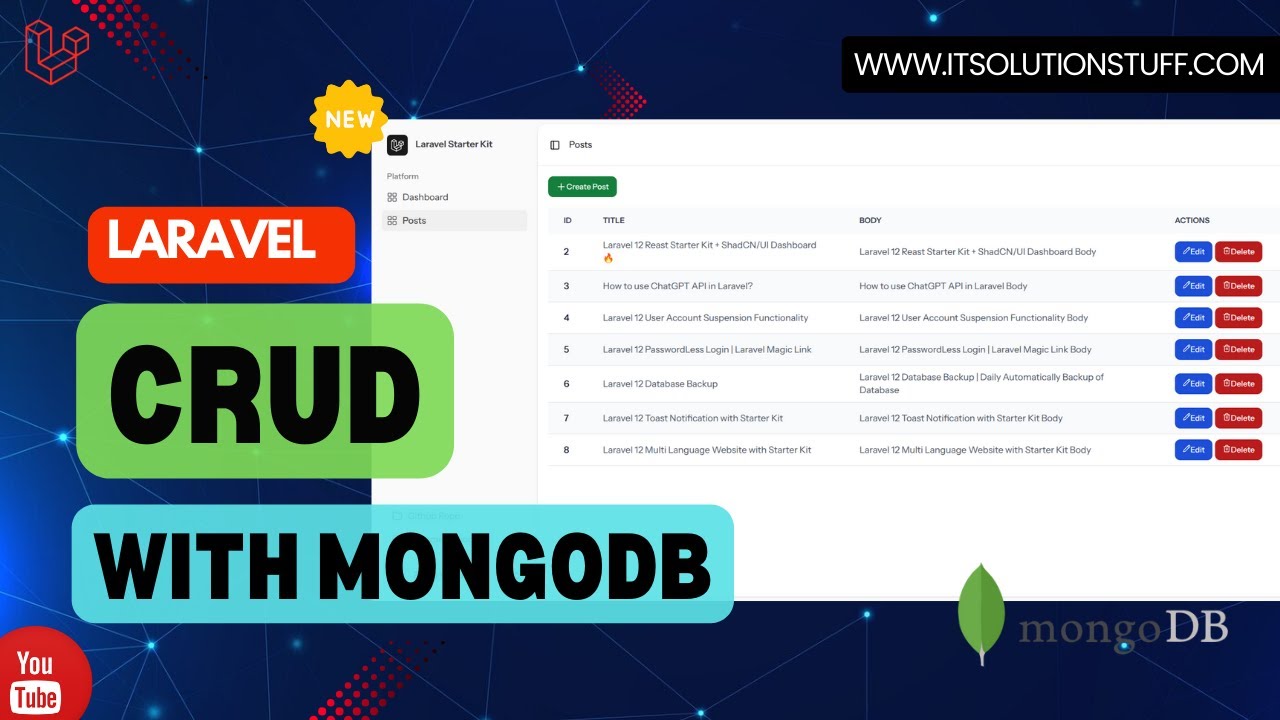 Laravel MongoDB CRUD – Complete Guide for Beginners