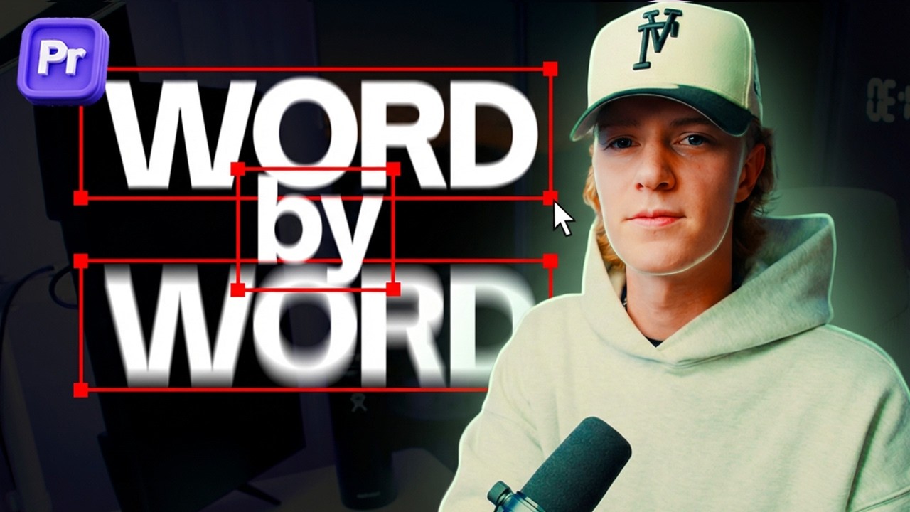 Word by Word Text Animation In Premiere Pro 2026 (Text Animator Tool Overview)