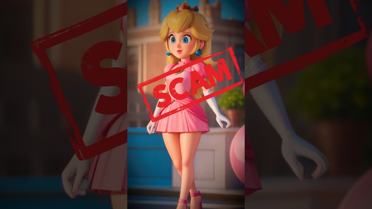 Princess Peach is an imposter? #supermario #princesspeach #gametheory #mariomovie #blonde