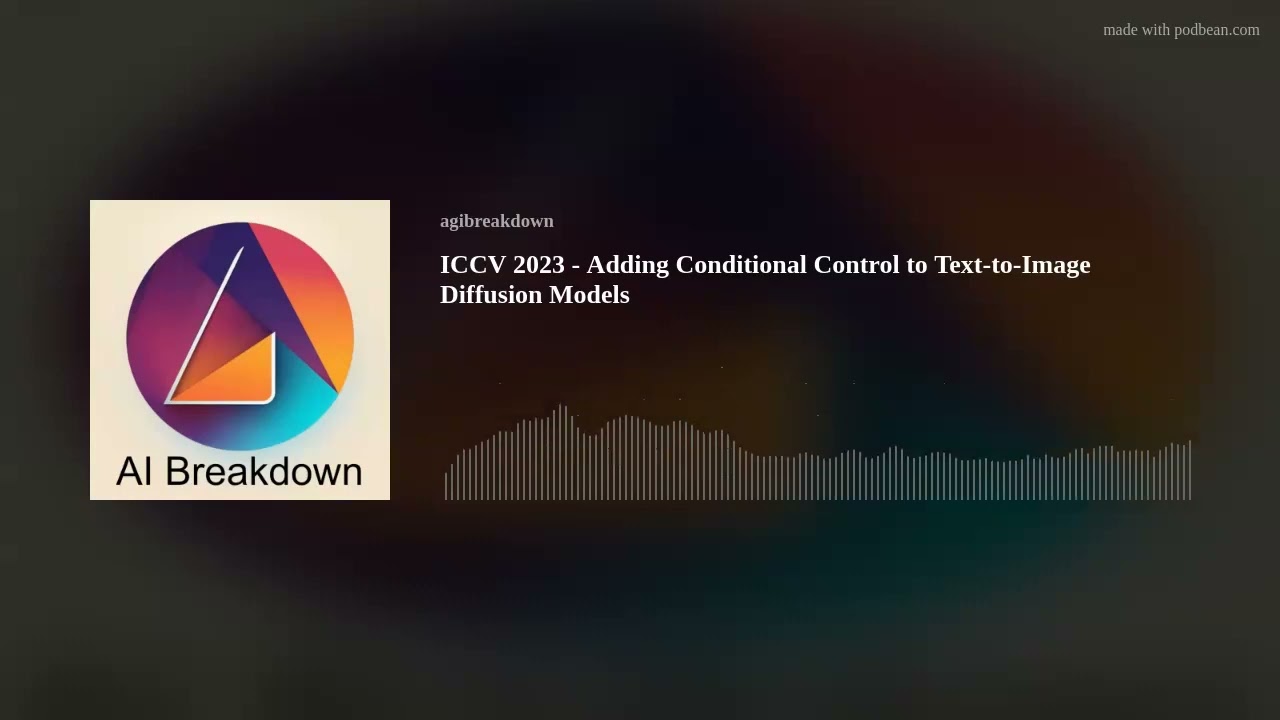 ICCV 2023 - Adding Conditional Control to Text-to-Image Diffusion Models