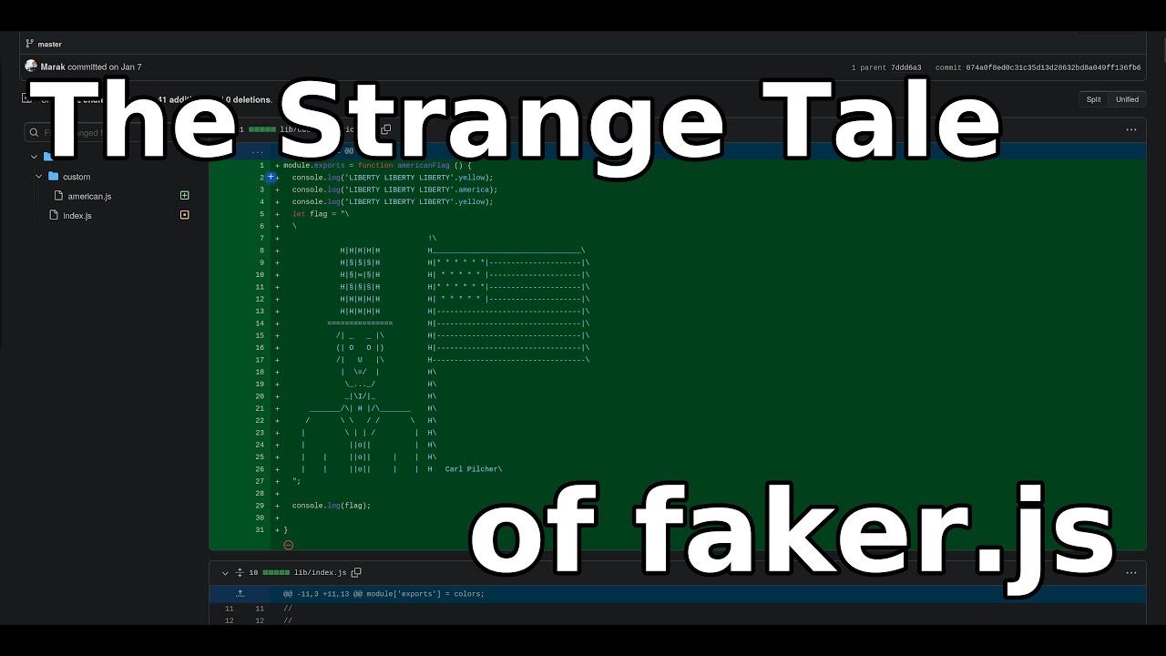 faker.js: A Brief Case Study in Open Source Ethics