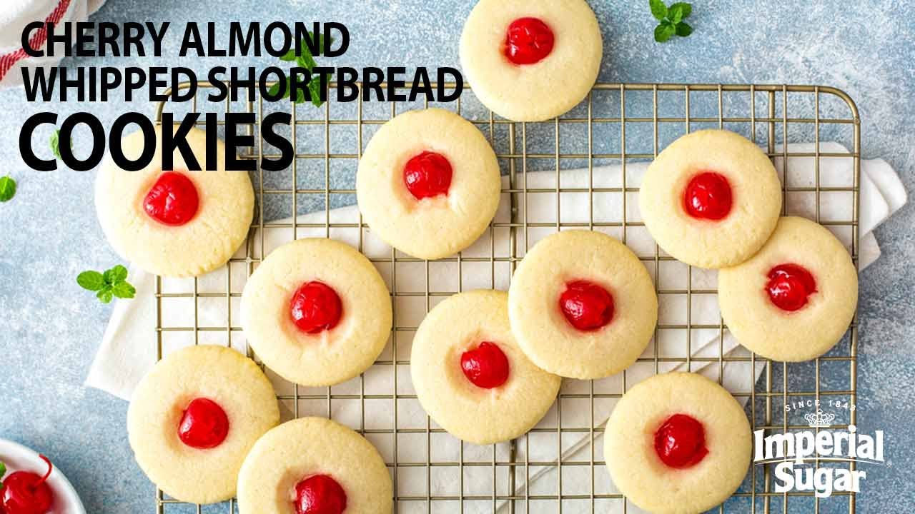 How to Make Cherry Almond Shortbread Cookies