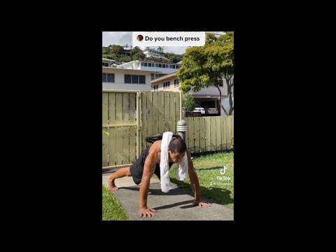 Weight Plate Push Up - age 52, August 5, 2021, 4:20 pm