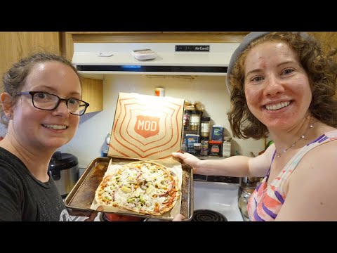 MOD pizzza with *NEW* plant-based Italian sausage