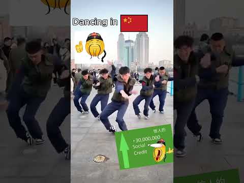 Dancing in USA vs Dancing in China😎 #fyp #viralvideo #usavschina #china #funny #memes #socialcredit