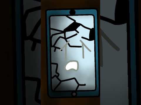 Cracked screen #animation #meme #memes #drawing