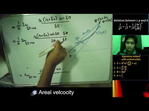 Central orbits - Areal velocity