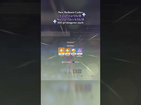 New Redeem Codes give 200 primogems ✨️ | Genshin Impact