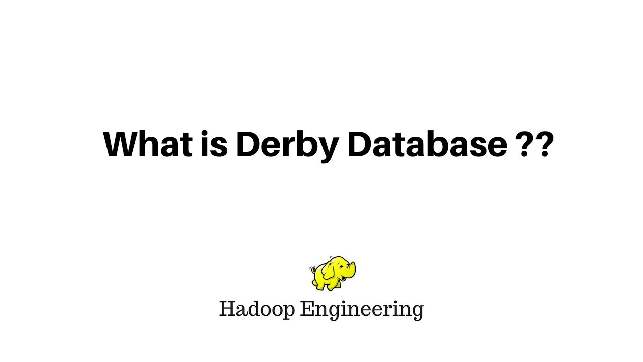 What is derby database