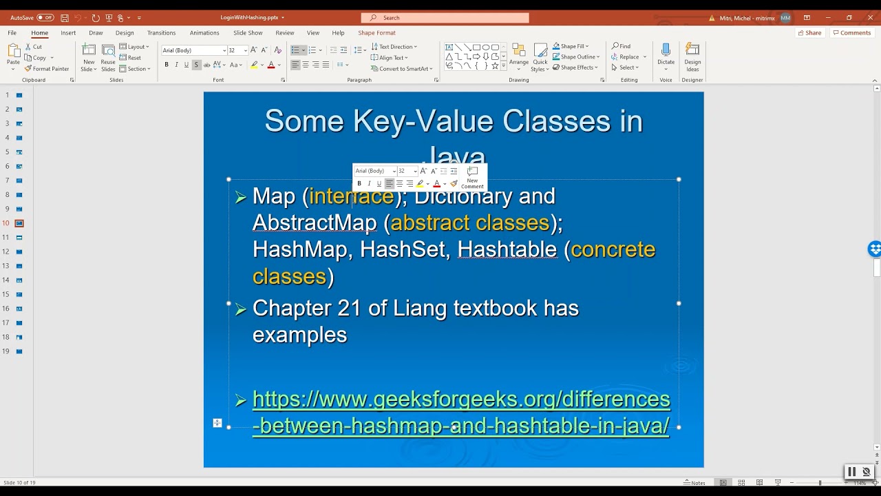 Java Video Lecture 19 - Cryptographic Hashing