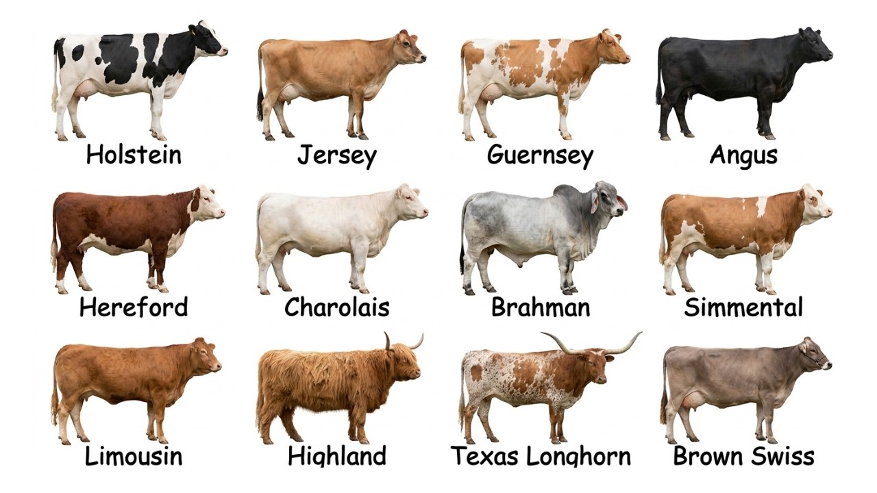 Every Cattle Breed Explained in 8 Minutes