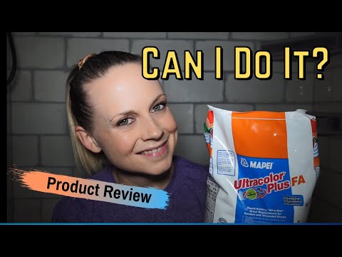 DIY First Time Trying Mapei Ultracolor Plus FA Grout – PRODUCT REVIEW - Grouting Shower Tile