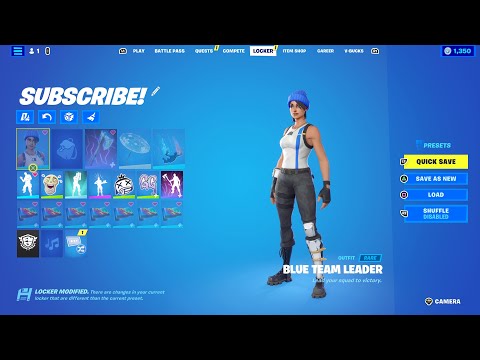 *RARE BLUE TEAM LEADER + LEVIATHAN AXE 🪓 FORTNITE Gameplay
