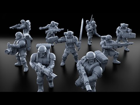 💂 BLITZ MEN・Free 3D File for 3D printing・Cults