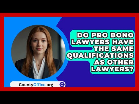 Do Pro Bono Lawyers Have The Same Qualifications As Other Lawyers? - CountyOffice.org