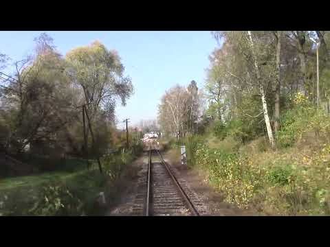 The journey from Krosno City to Krosno Central / Poland