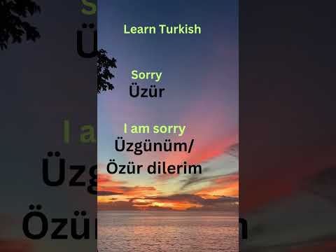 10 Turkish wordsπ₯#shorts #youtubeshorts #turkish