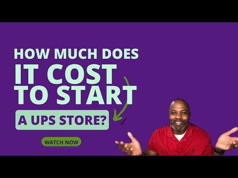 How Much Does It Cost To Open A UPS Store