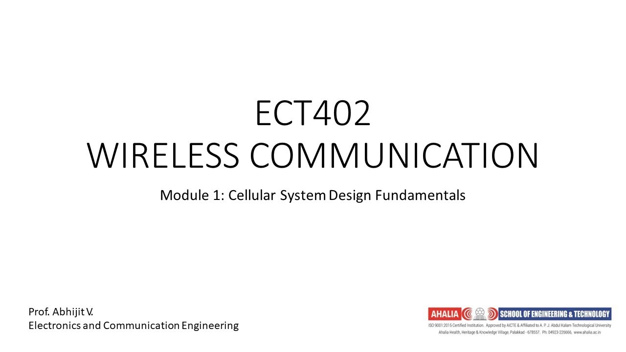 Pathloss and Shadowing Part 2 M2 Wireless Communications