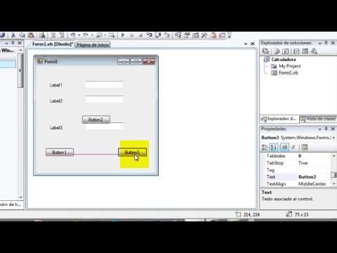 Empezando A Usar Visual Basic 2008 Con Un Programa Sencillo Parte 1 ...