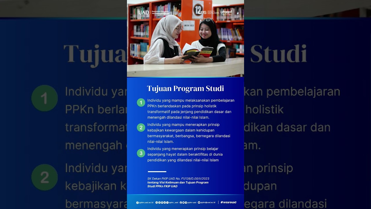 Visi Keilmuan dan Tujuan Program Studi PPKn FKIP Universitas Ahmad Dahlan
