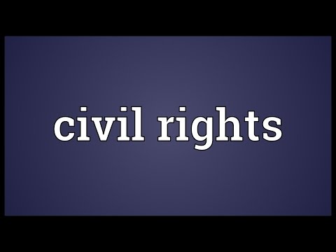 Civil rights Meaning