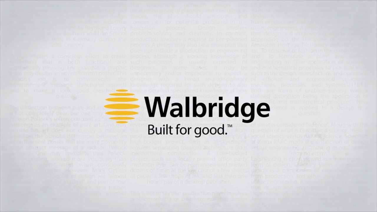 We are Walbridge.