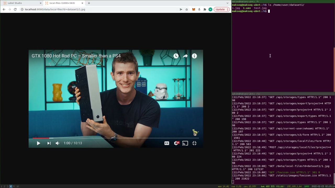 Label Studio: Local Storage with Custom Import Task Format