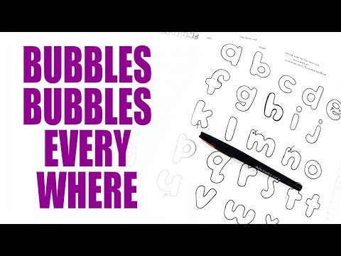 Bubble Letters Tutorial | Lowercase | Llamas Love Lettering 2.10