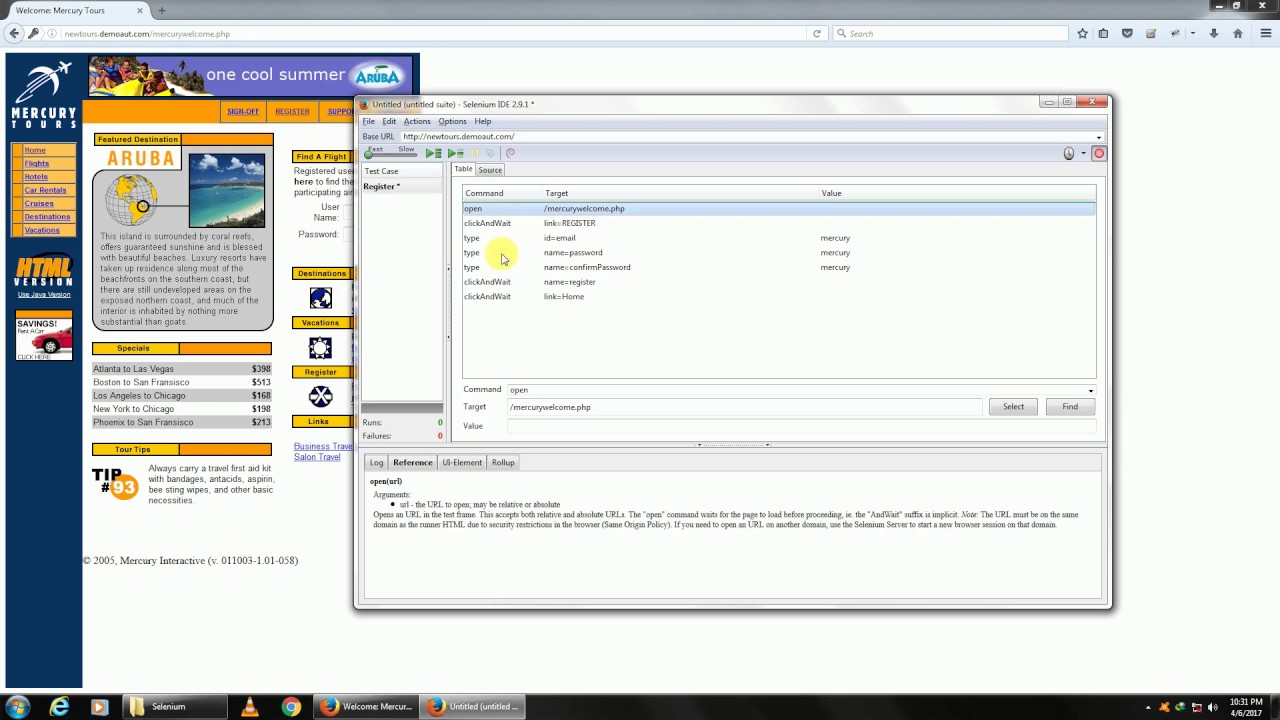 Record and Play - Selenium IDE Tutorials 02