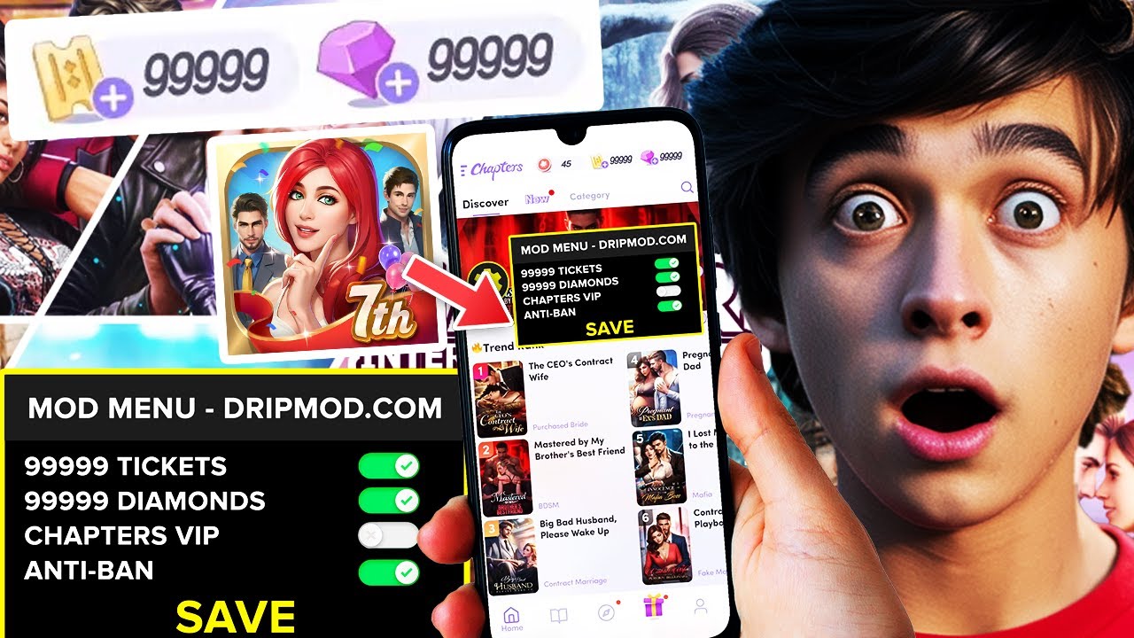 Chapters Interactive Stories Hack - How to Get Unlimited Tickets and Diamonds with Mod! iOS/Android