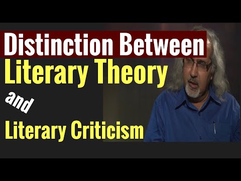 What is the Difference Between Literary Theory and Literary Criticism?| English studies| Lit Studies