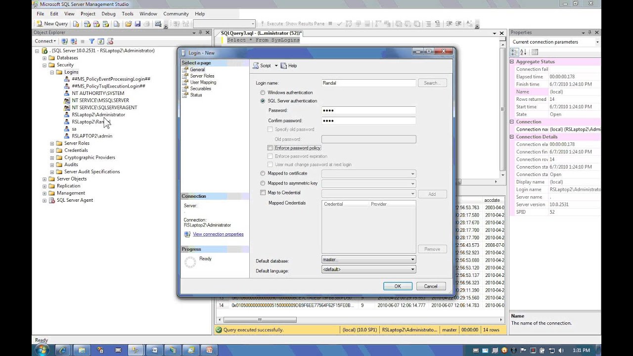 Windows Vs SQL Logins