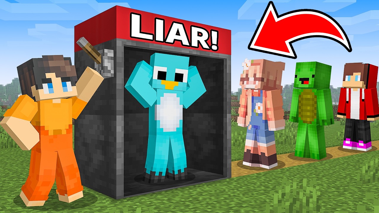 Using a LIE DETECTOR to Find My Friend’s SECRETS in Minecraft