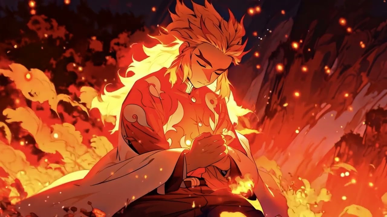 Rengoku Demon Slayer Animated Wallpaper 4K | Kimetsu no Yaiba Flame Hashira Infinite Loop