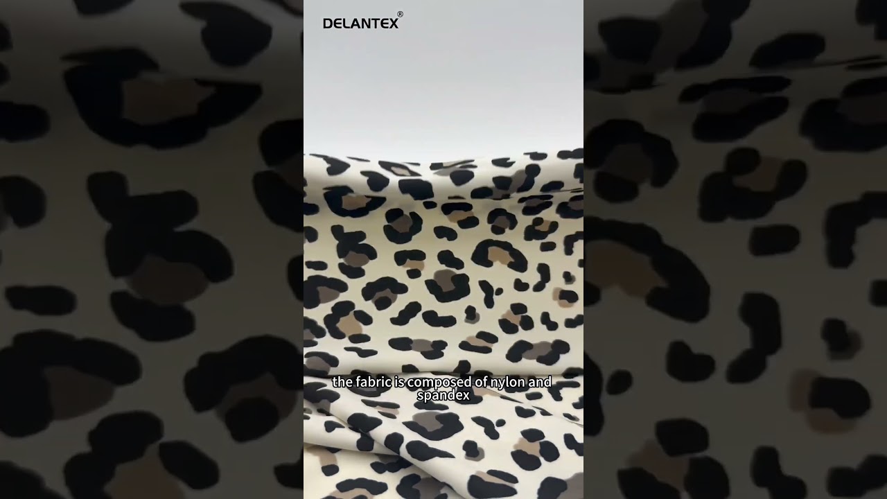 Delantex digital printing stretch fabric. No MOQ, custom design, multiple patterns.