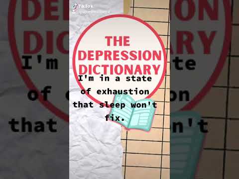 Depression Dictionary