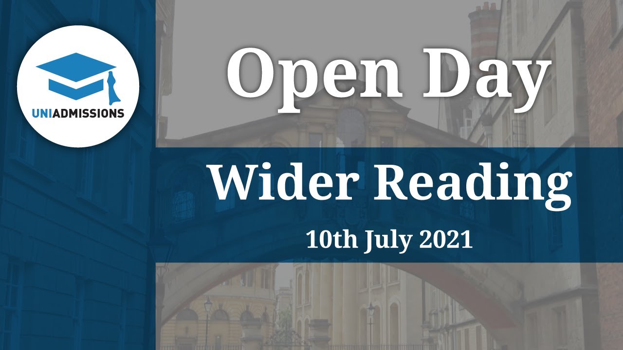 Wider Reading Open Day | UniAdmissions