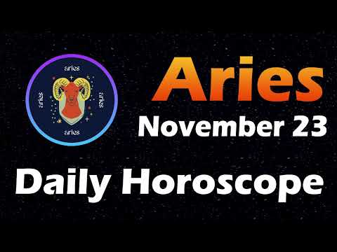 Aries Horoscope Today, Aries Tarot today, 23rd November 2022 #AriesHoroscope #Horoscopia #AriesTarot