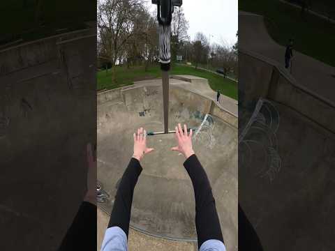 this one hurt a lil bitπ #scooter #skatepark #fail