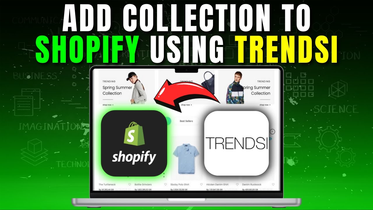 How to Add Collection to Shopify using Trendsi