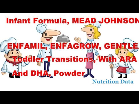 Infant formula, MEAD JOHNSON, ENFAMIL, ENFAGROW, GENTLEASE, Toddler transitions, with ARA and DHA, p