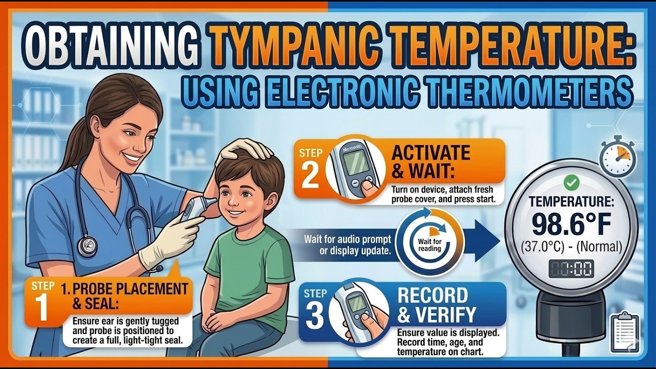 Taking Temperature Using an Electronic Thermometer