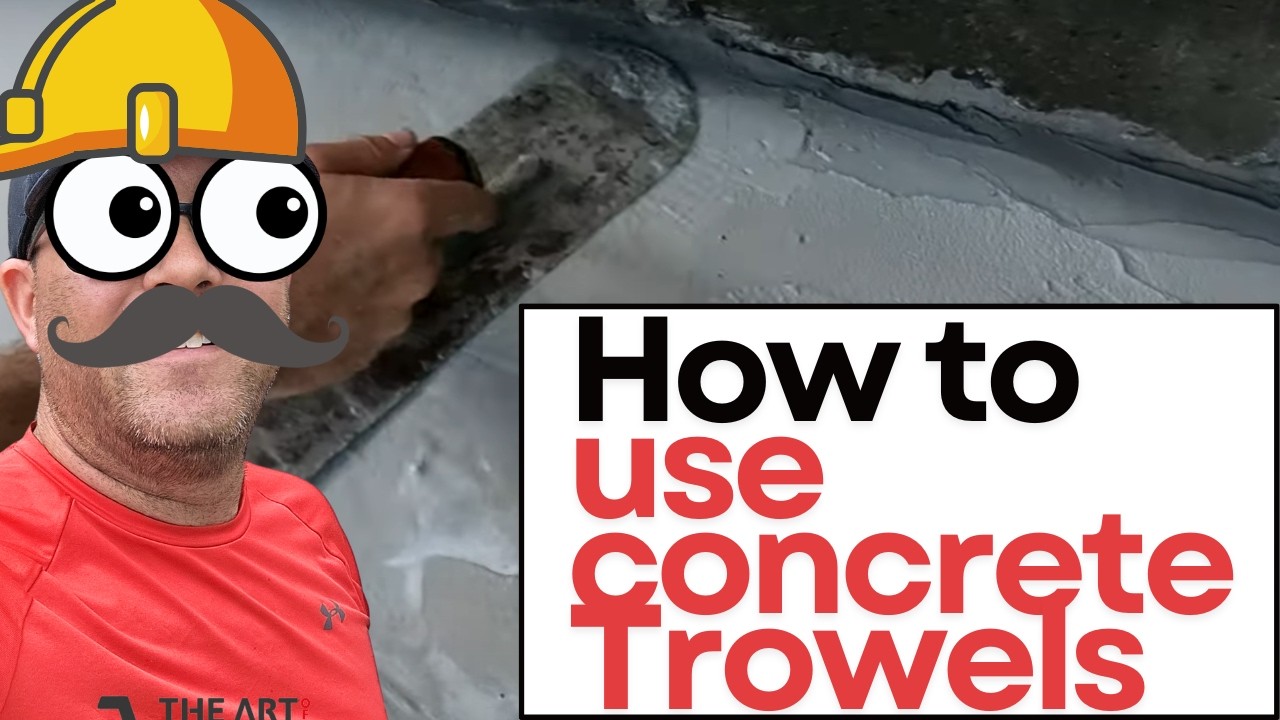 HOW TO USE CONCRETE TROWELS